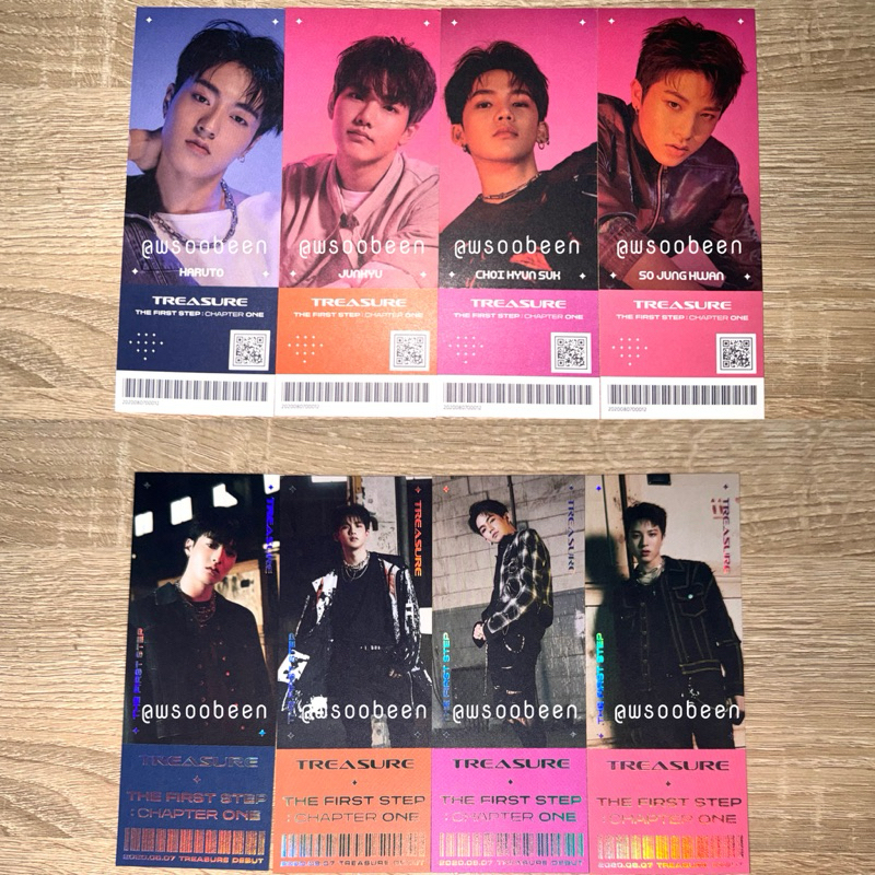 (พร้อมส่ง) Treasure POB YG The First Step Chapter One Ticket การ์ด ตั๋ว ...