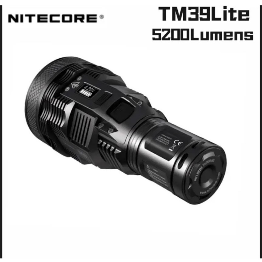 NITECORE TM39 Lite ไฟฉายหน้าจอ OLED Searchlight SBT-90 GEN2 LED MAX ...