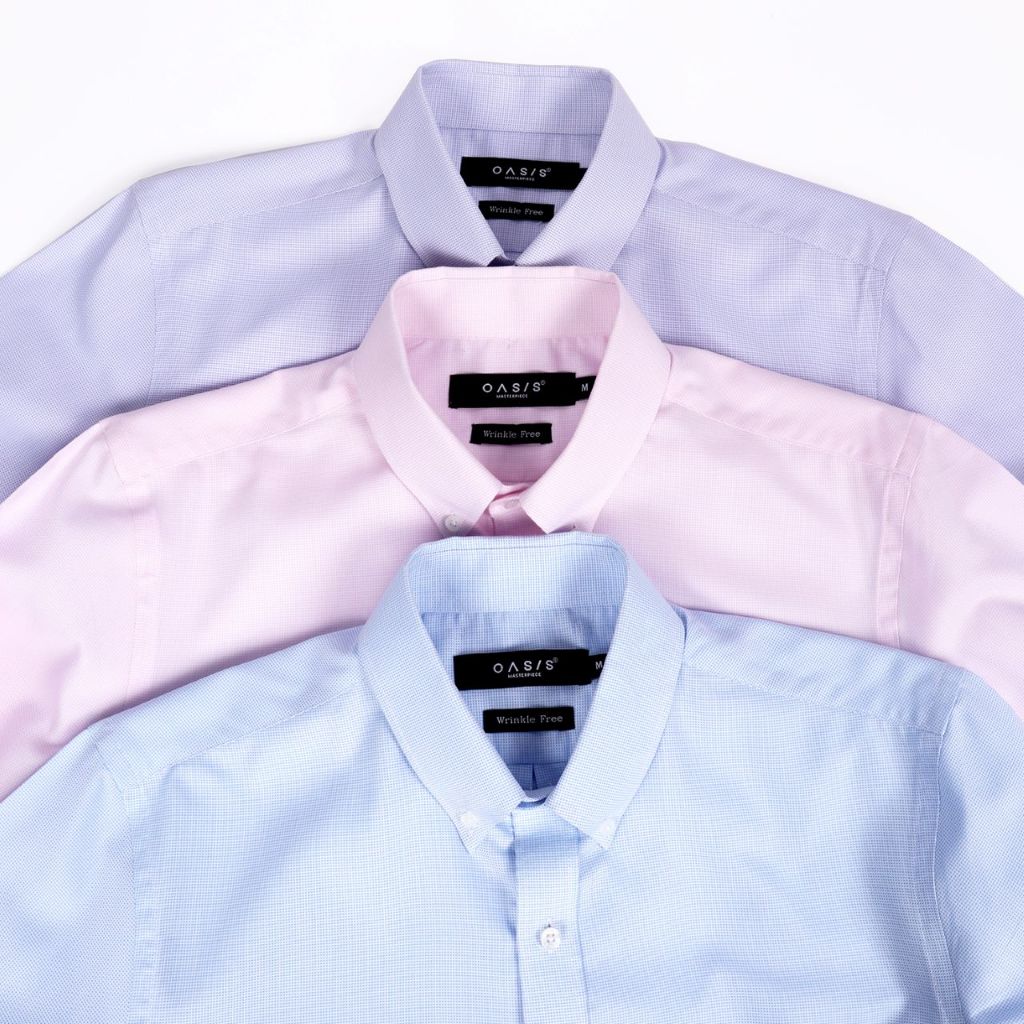 OASIS Masterpiece เสื้อเชิ้ตผู้ชาย ผ้าคอตตอน เชิ้ตแขนยาว เสื้อเชิ้ต ...