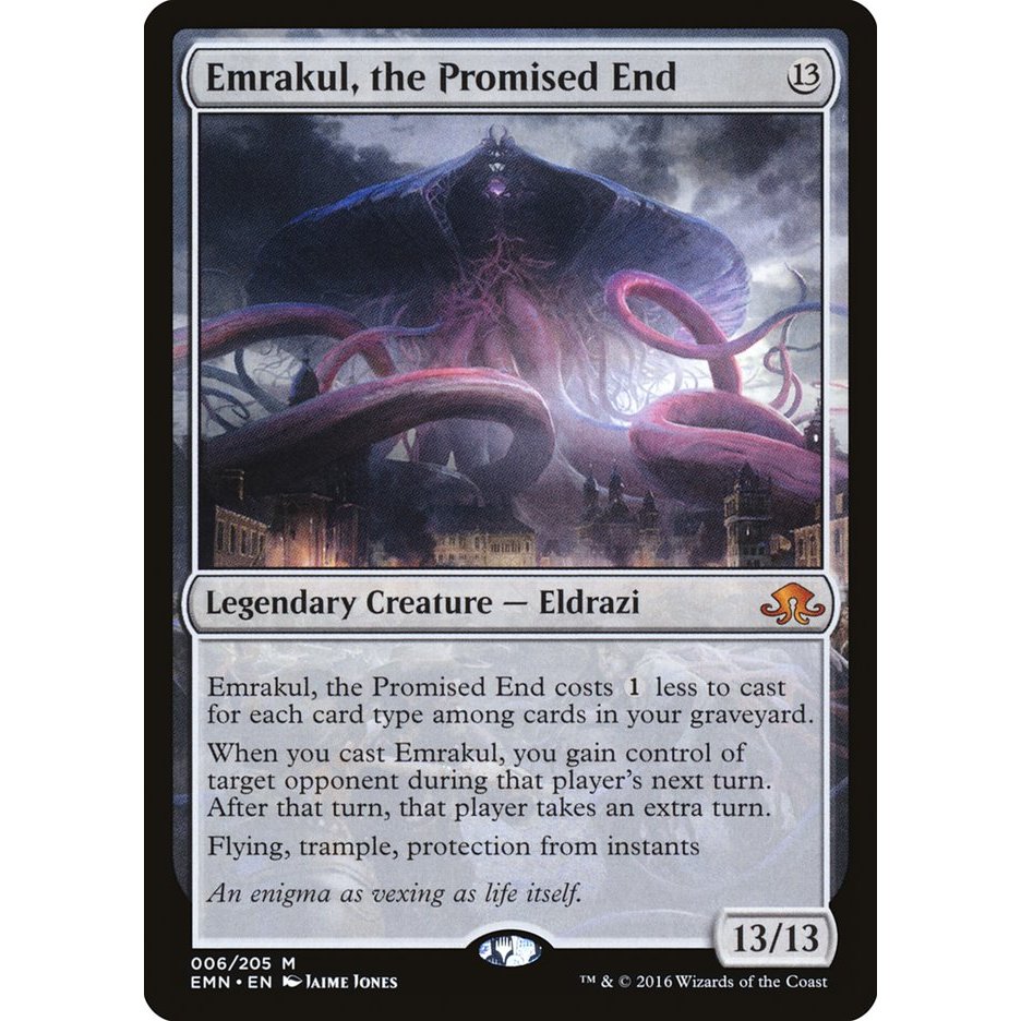 Emrakul, the Promised End การ์ด Magic The Gathering ของแท้ จากชุด ...