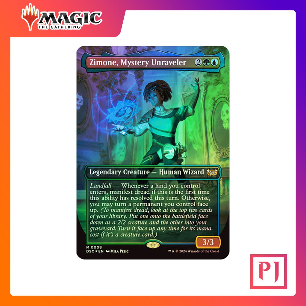 [MTG] Zimone, Mystery Unraveler (Borderless) [DSC] [MULTI] [MYTHIC ...