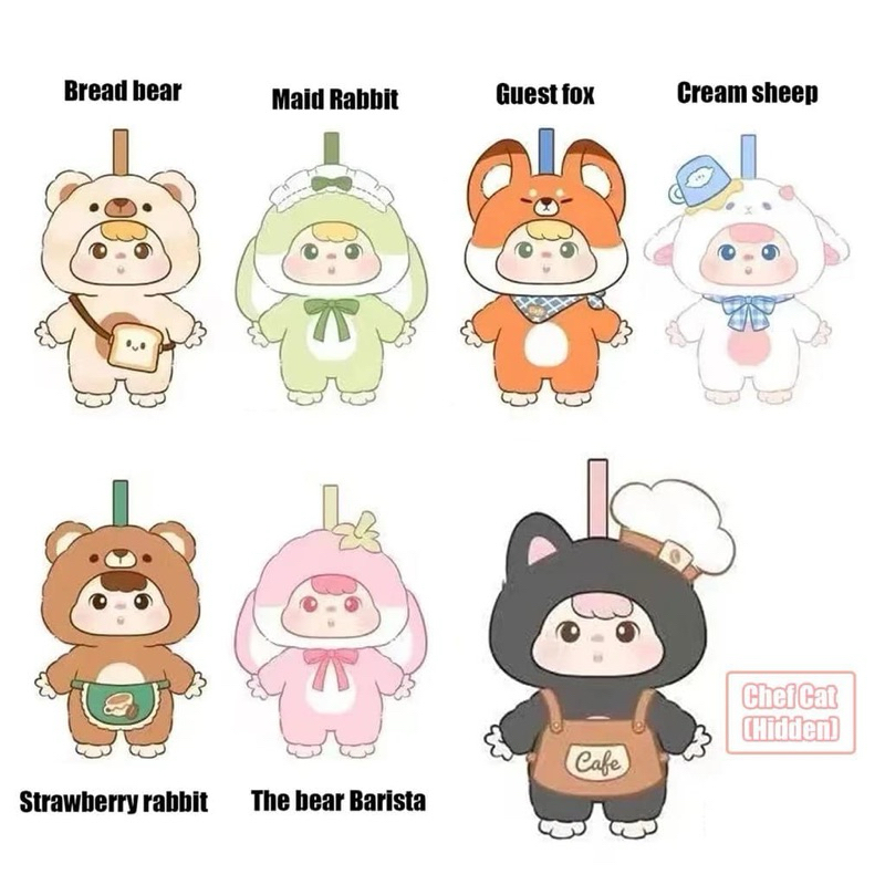 Miyee cafe น้องตุ๊กตา สไตล์คาเฟ่ ชิคๆ พร้อมส่ง เลือกตัวได้ | Shopee ...