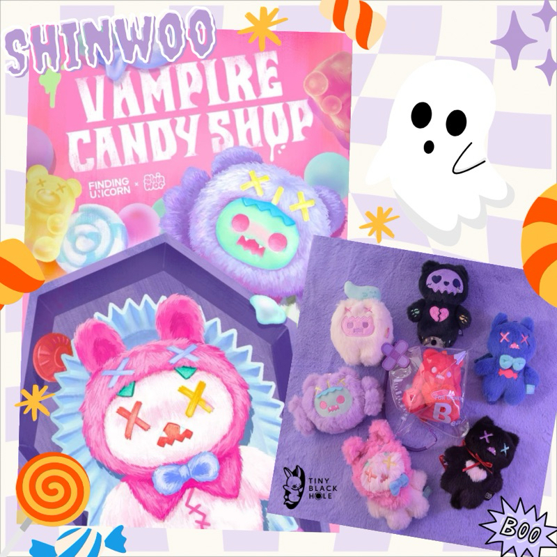 [พร้อมส่ง แบบยกกล่อง] F.UN: Shinwoo Vampire Candy Shop - plush พวงกุญแจห้อยกระเป๋า | Shopee Thailand