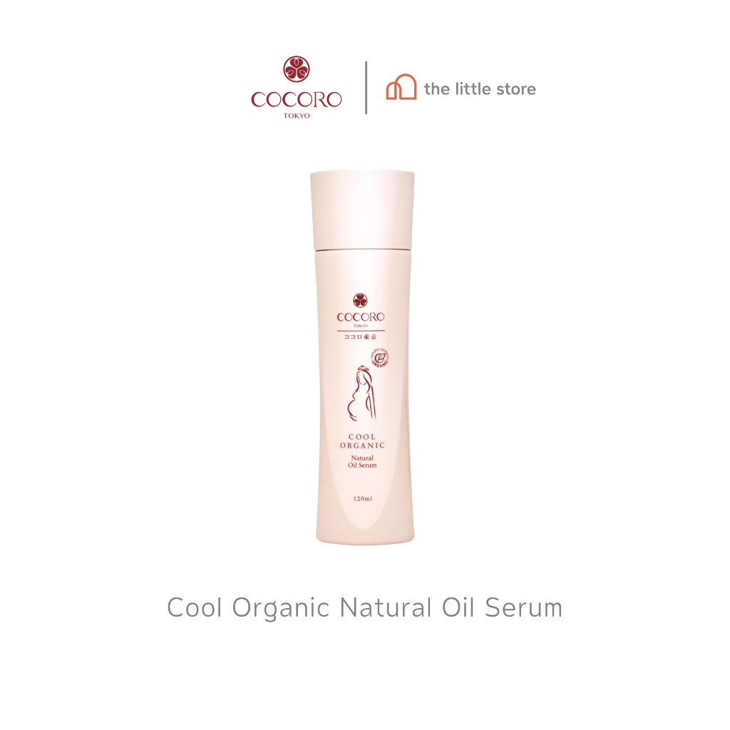 COCORO TOKYO Cool Organic Natural Oil Serum 120ml. ทาท้องตั้งครรภ์ กันรอยแตกลาย ลดอาการคันท้อง ...