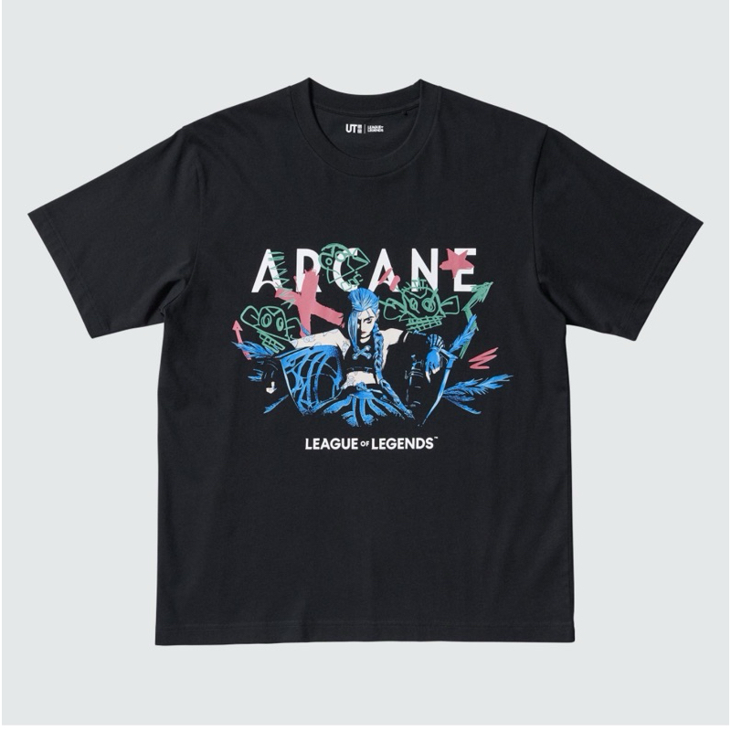เสื้อยืด Uniqlo x Arcane League Of Legends (Unisex) | Shopee Thailand