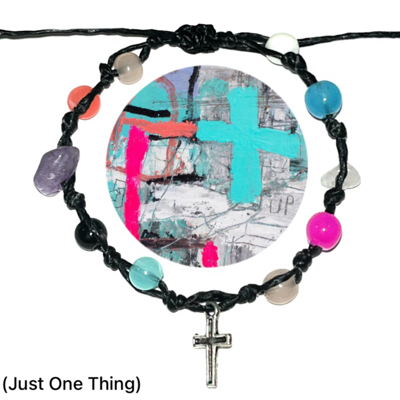 solitude is bliss เพียงสิ่งเดียว (Just one thing) กำไลเชือกเทียน กำไลถัก กำไลตามปกเพลง | Shopee ...