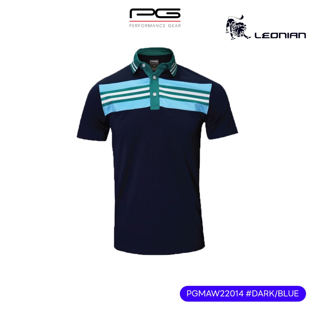 เสื้อกอล์ฟผู้ชาย PG MEN # PGMAW22014 DARK BLUE | Shopee Thailand