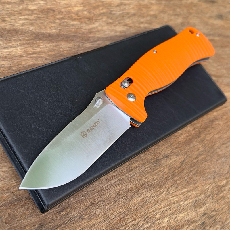 มีด มีดพับGanzo G720 ของแท้100% วัสดุใบมีด 440C ใบมีดยาว 3.5 นิ้ว ยาว ...