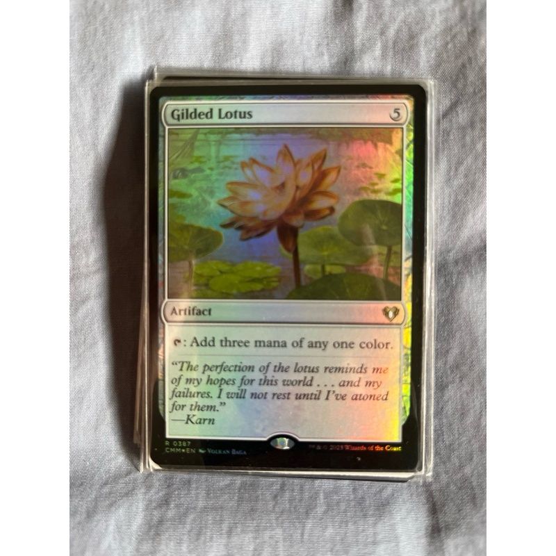 การ์ด MTG Gilded Lotus Foil Artifact Magic the Gathering รุ่น BRO CMM สภาพ Nm | Shopee Thailand