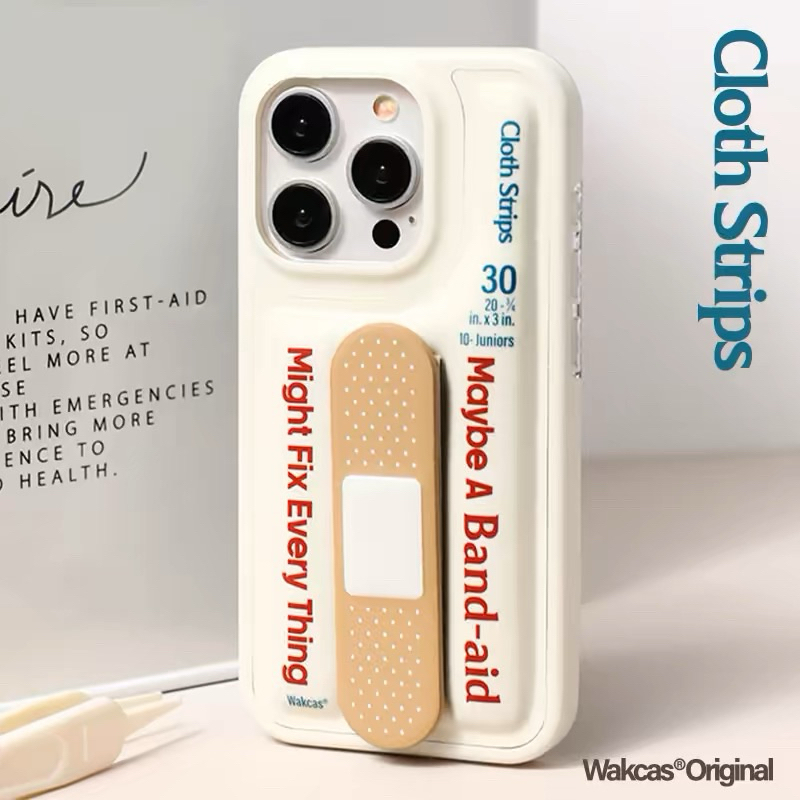 Bandage strap puff phone case from wakcase เคสไอโฟนนุ่มนิ่มมีสายตั้งลาย ...