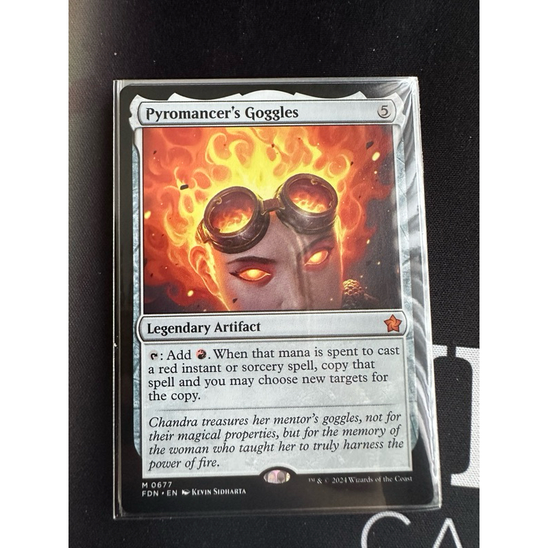 Pyromancer’s Goggles การ์ด Magic The Gathering ของแท้ จากชุด Foundations | Shopee Thailand