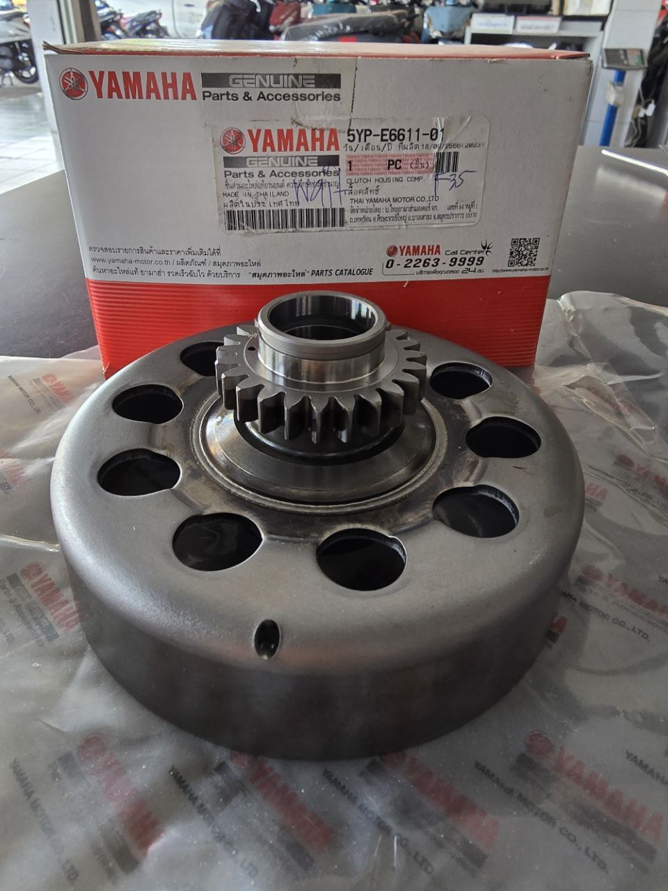 5YPE661101 เสื้อคลัทช์ SPARK-135 T-135 แท้ YAMAHA 5YP-E6611-01 -00 ...