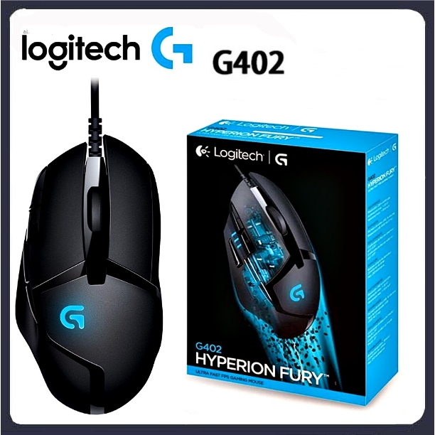 Logitech ฮีโร่ G402 เอ็นจิ้นเมาส์สำหรับเล่นเกมส์ประสิทธิภาพสูง16,000 ...