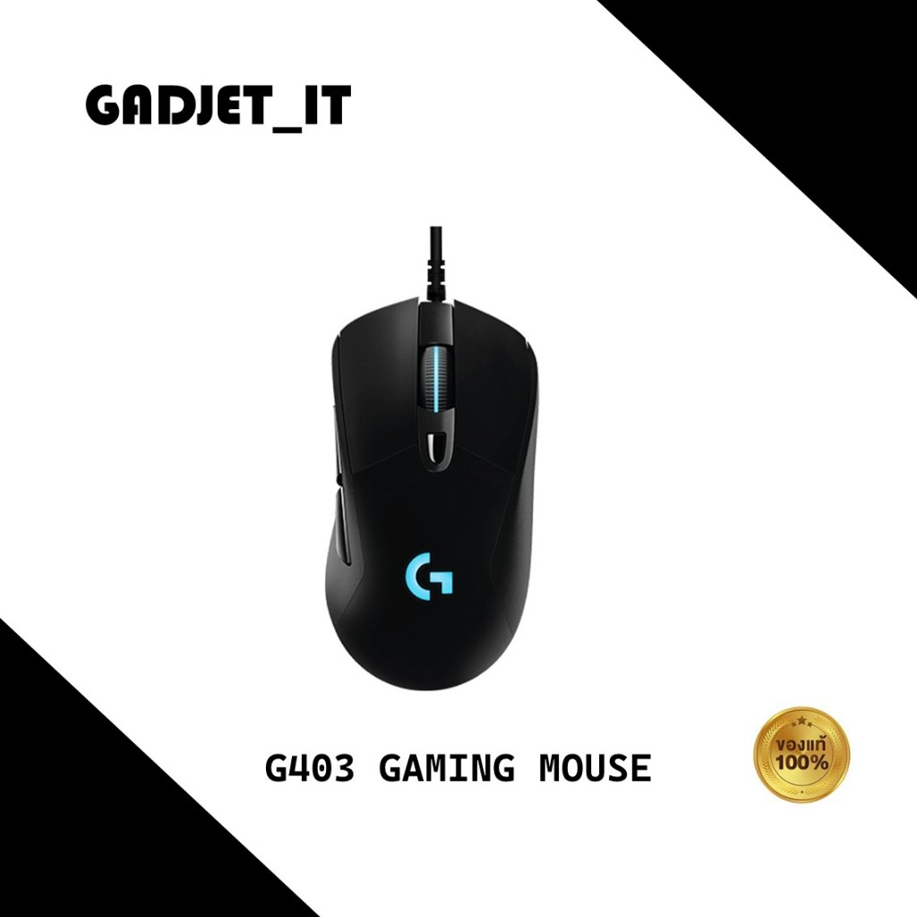 LOGITECH G403 HERO LIGHTSYNC RGB GAMING MOUSE 16,000 DPI ประกัน 2 ปี ...