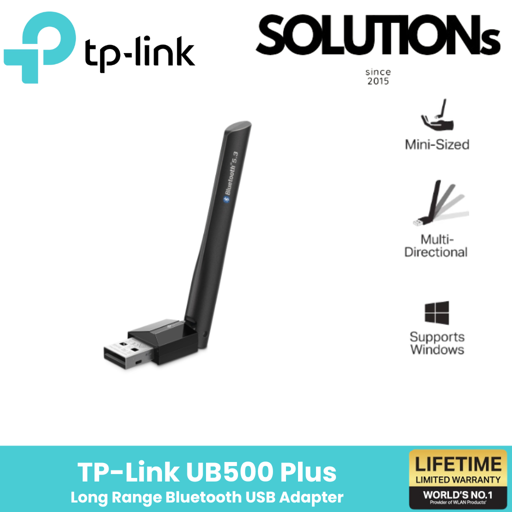 TP-Link UB500 Plus ยูเอสบีอแดปเตอร์ บลูทูธ 5.3 Long Range Bluetooth USB Adapter | Shopee Thailand