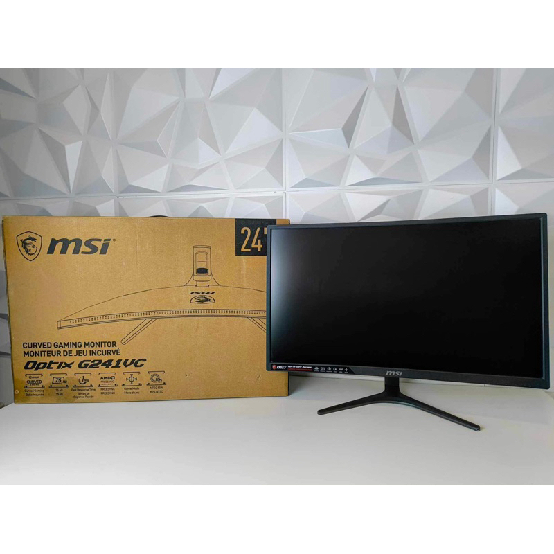 MONITOR (จอมอนิเตอร์) MSI OPTIX G241VC 23.6 INCH VA 75Hz | Shopee Thailand