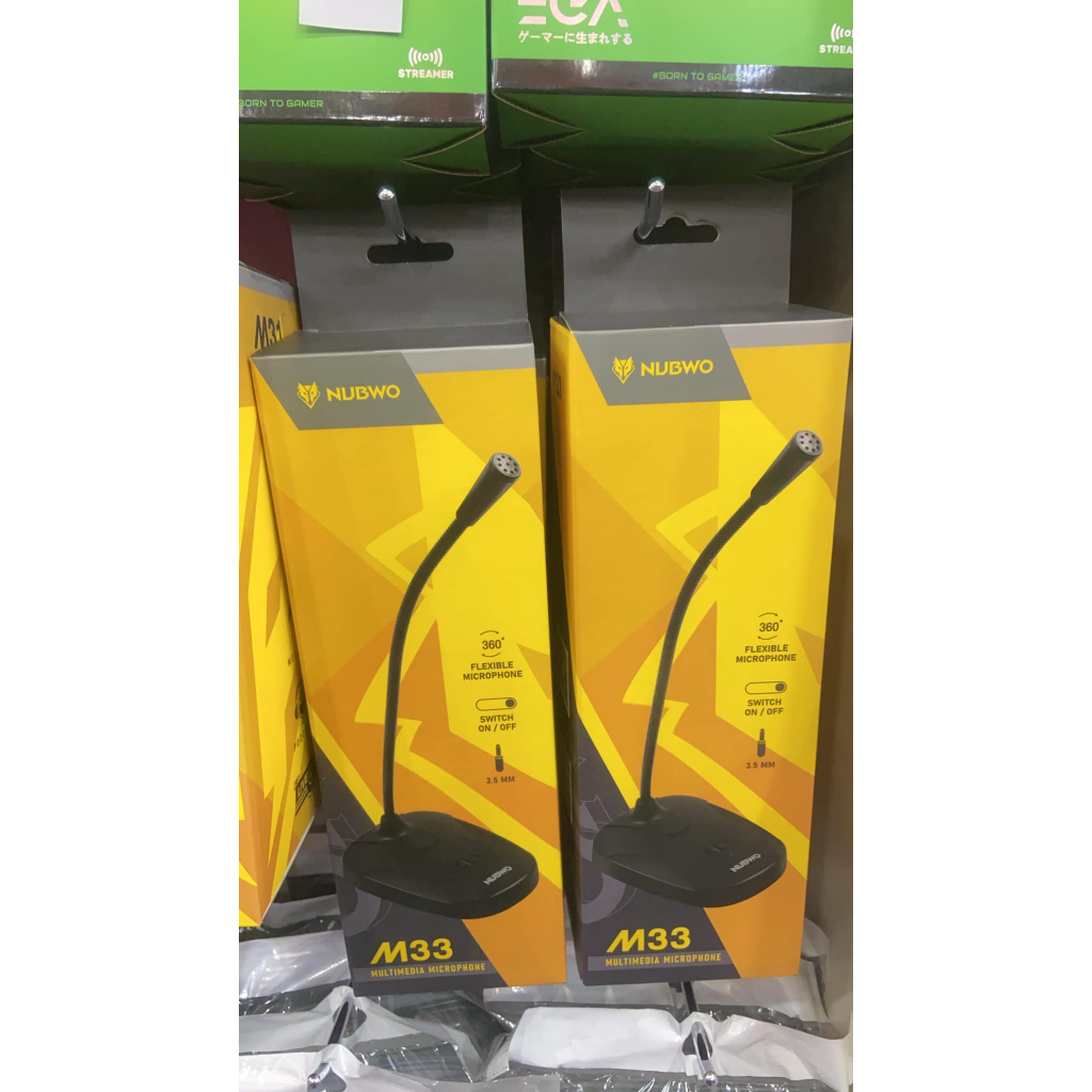 ส่งจากไทย ไมค์ตั้งโต๊ะ NUBWO M33 MULTIMEDIA Microphone 360° M-33 ...