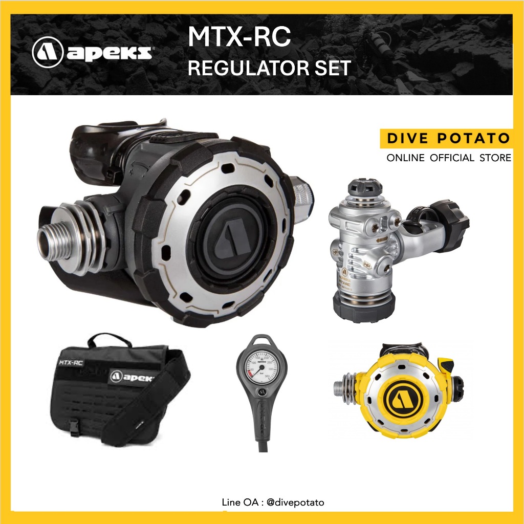 APEKS MTX-RC Regulator Set - ชุดอุปกรณ์หายใจใต้น้ำ - Scuba Regulator ...