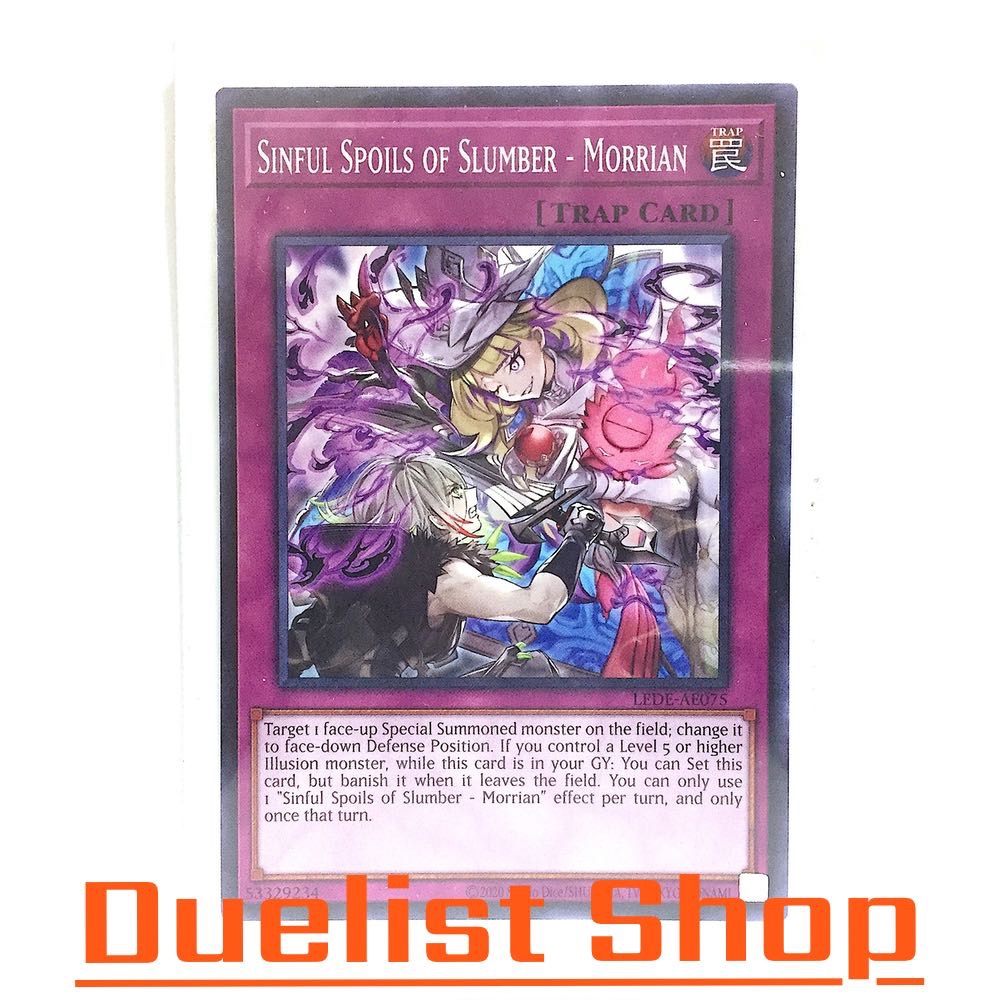 Sinful Spoils of Slumber - Morrian (N) Trap [Normal] ชุด LEDE-AE075 การ์ดยูกิโอ (Yu-Gi-Oh!) OCG ...