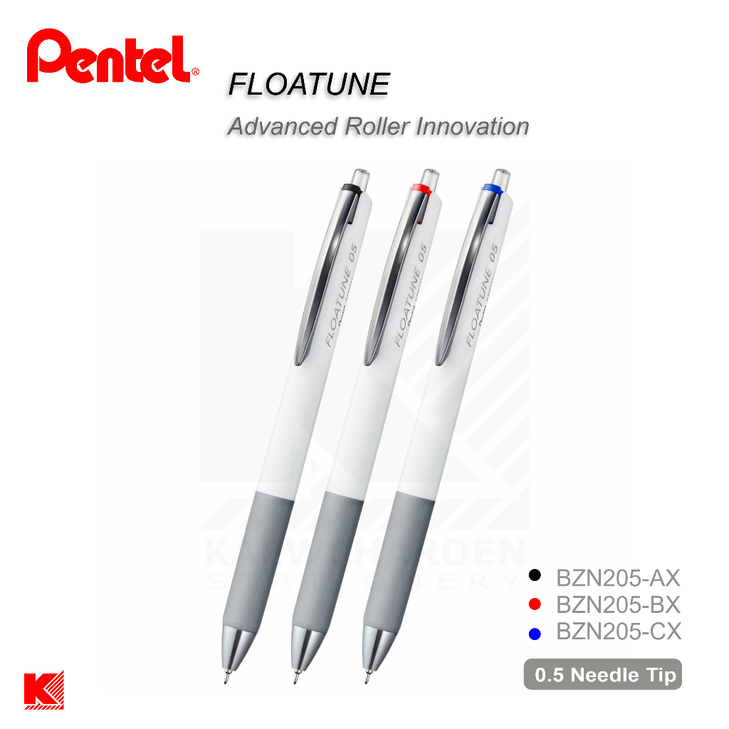 ปากกาลูกลื่น Pentel รุ่น Floatune BZN205 ใหม่ นวัตกรรม หมึกน้ำมัน | Shopee Thailand