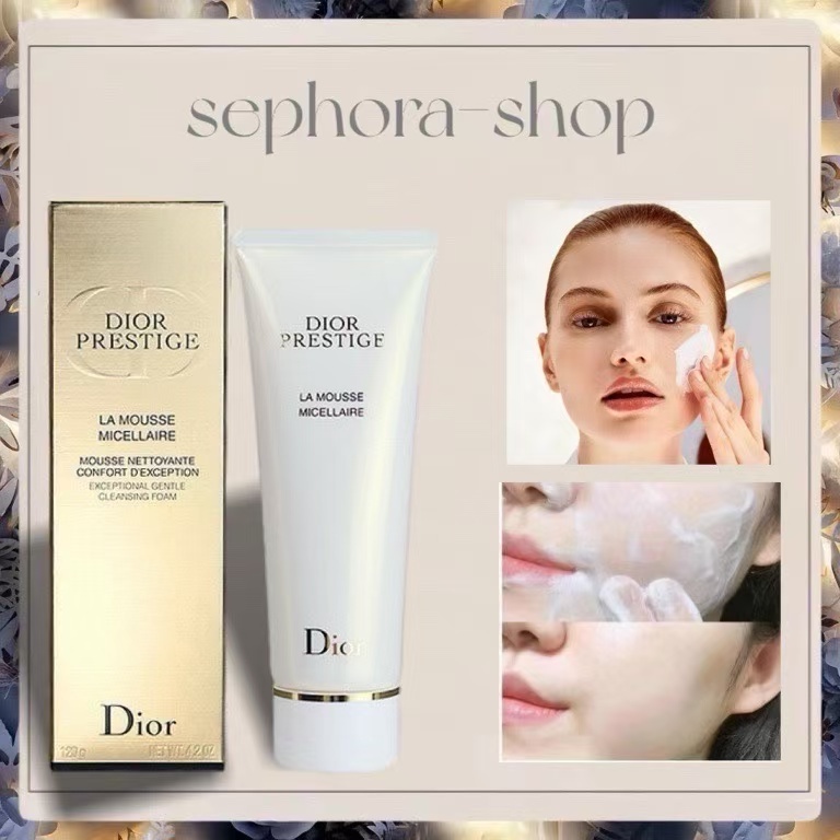 DIOR Prestige La Mousse Micellaire Face Cleanser ขนาดปกติ 120 g | Shopee Thailand