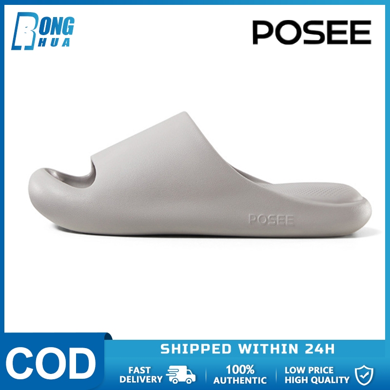 POSEE EVA posee สีแดง รองเท้าแตะนุ่มกันรองเท้าคู่รักชายหญิง แฟชั่นสตรี posee แท้ รองเท้่แตะ ...