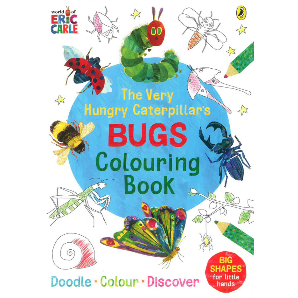 The Very Hungry Caterpillar's Colouring Book - Bugs หนังสือเด็ก ระบายสี ภาษาอังกฤษ ปกอ่อน 01498 ...