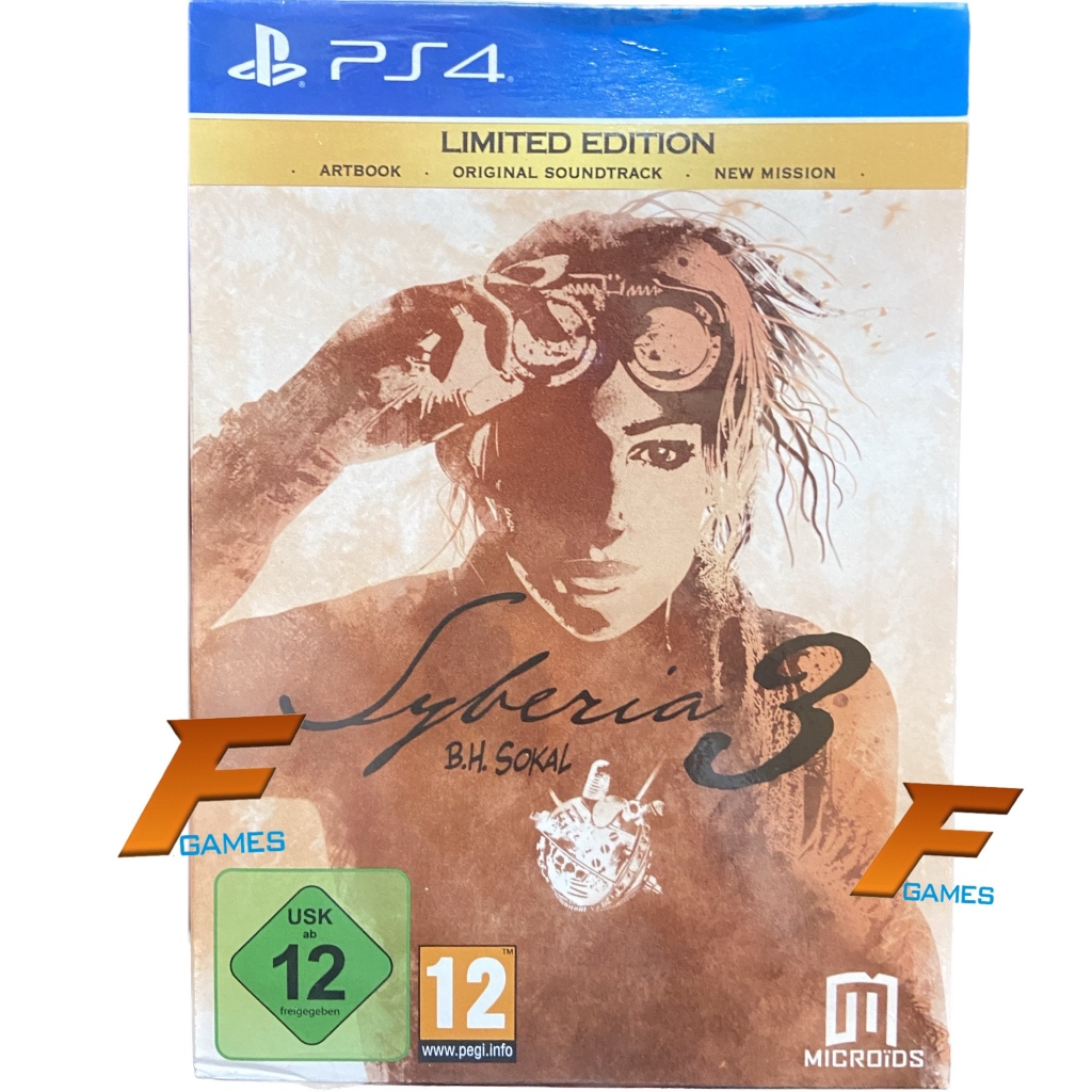 PS4 Syberia 3 Limited Edition ( Zone2/EU )(English) แผ่นเกม ของแท้ มือ1 มือหนึ่ง ของใหม่ ในซีล ...