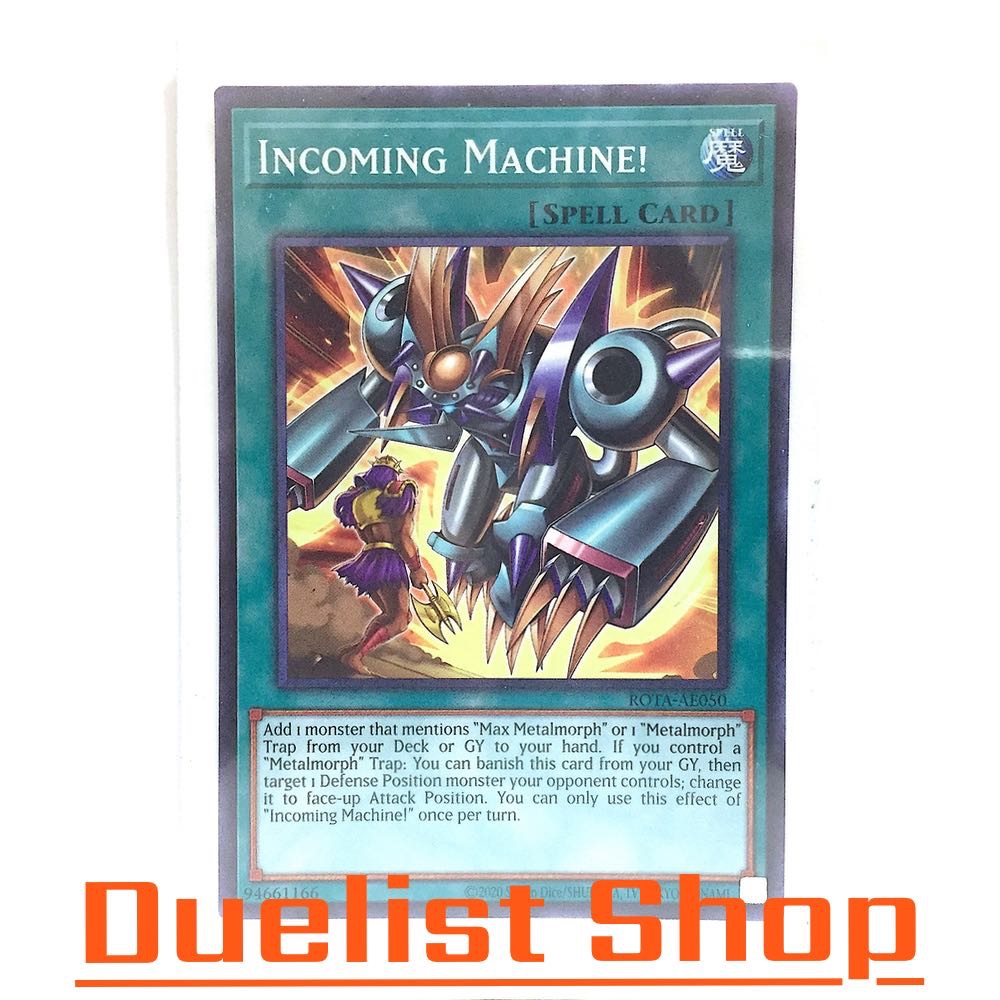 Incoming Machine! (N) Spell [Normal] ชุด ROTA-AE050 การ์ดยูกิโอ (Yu-Gi ...