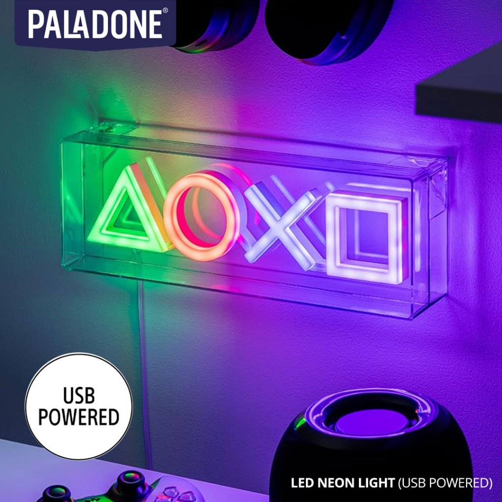 [พร้อมส่ง]Paladone: Paladone PlayStation LED Neon Light (ไฟ LED ตกแต่ง ...