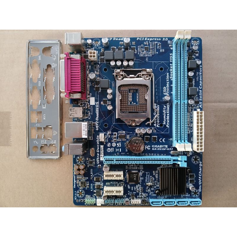 Mainboard 1155 GIGABYTE H61M-DS2 รองรับ Intel Gen 2&3 | Shopee Thailand