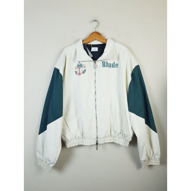 RHUDE Palm Logo Flight Jacket | Shopee Thailand