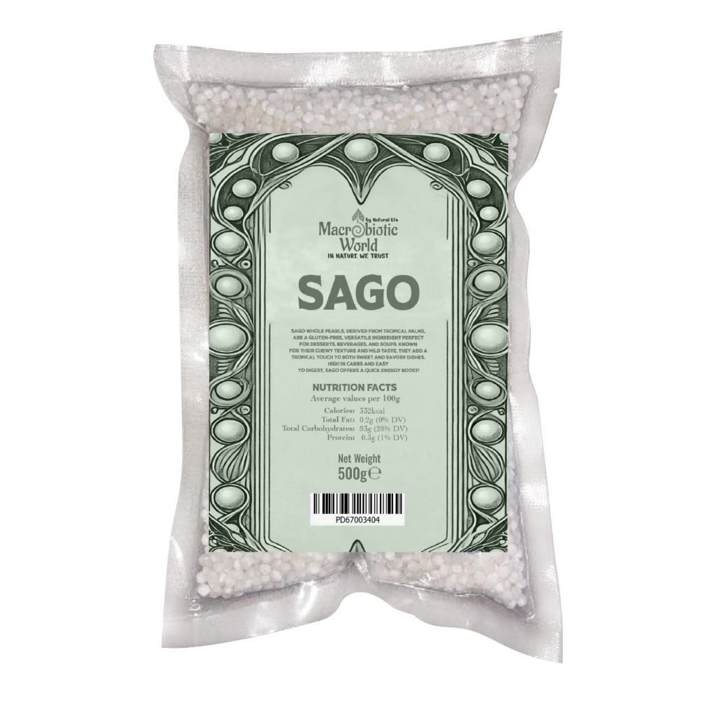 Natural Efe l Sago เมล็ดสาคู 500g | Shopee Thailand