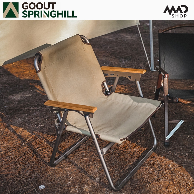 🔥พร้อมส่ง🔥 Go Out Springhill เก้าอี้พับกลางแจ้ง Ultralight เก้าอี้พับ ...