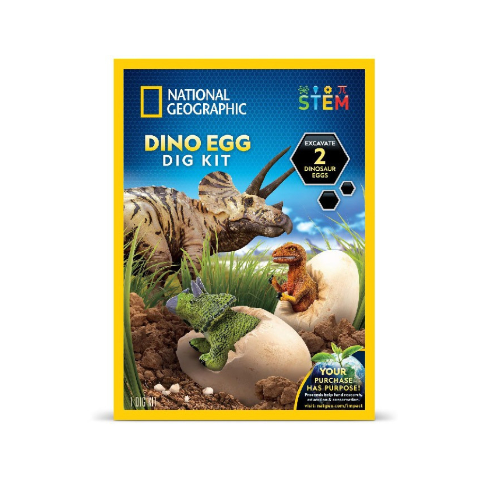 National Geographic Dinosaur Egg Dig Kit ของเล่น ขุดไดโนเสาร์ ฟิกเกอร์ ...