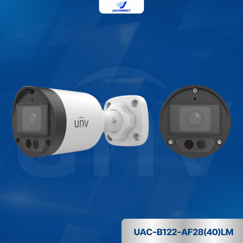 กล้องวงจรปิด UNV 2MP LightHunter HD IR Fixed Mini Bullet Analog Camera รุ่น UAC-B122-AF28(40)LM ...