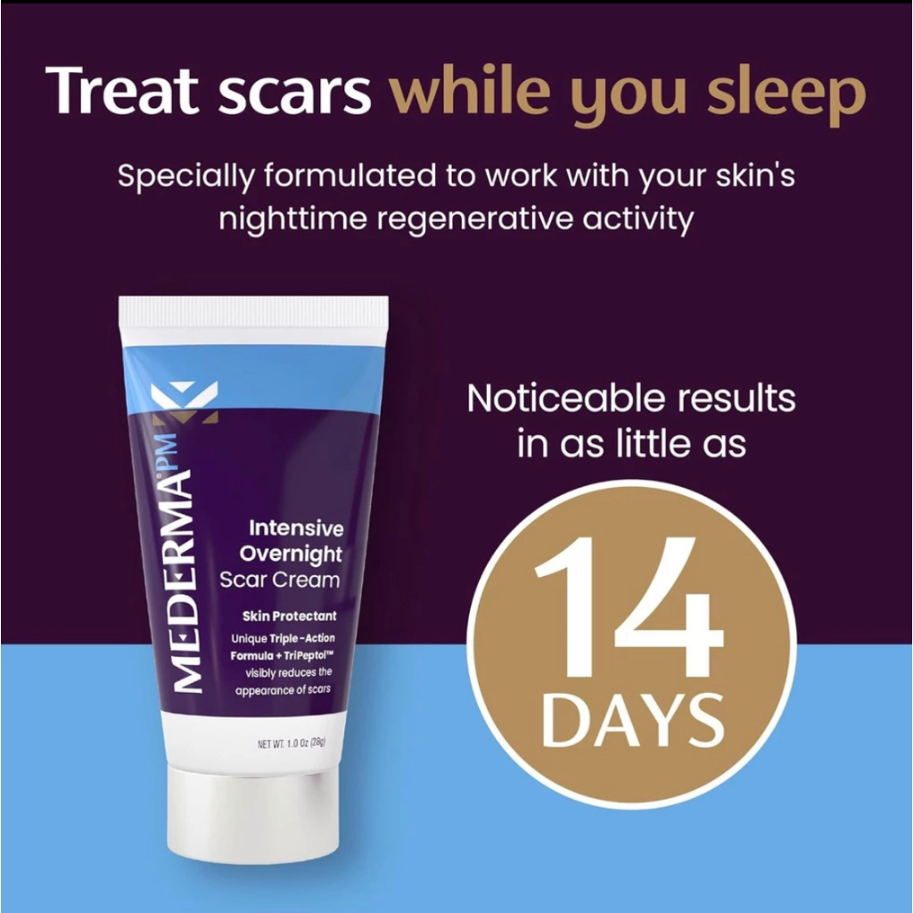 Mederma Mederma Pm Intensive Overnight Scar Cream - 1 Ounce, 28 grams ...