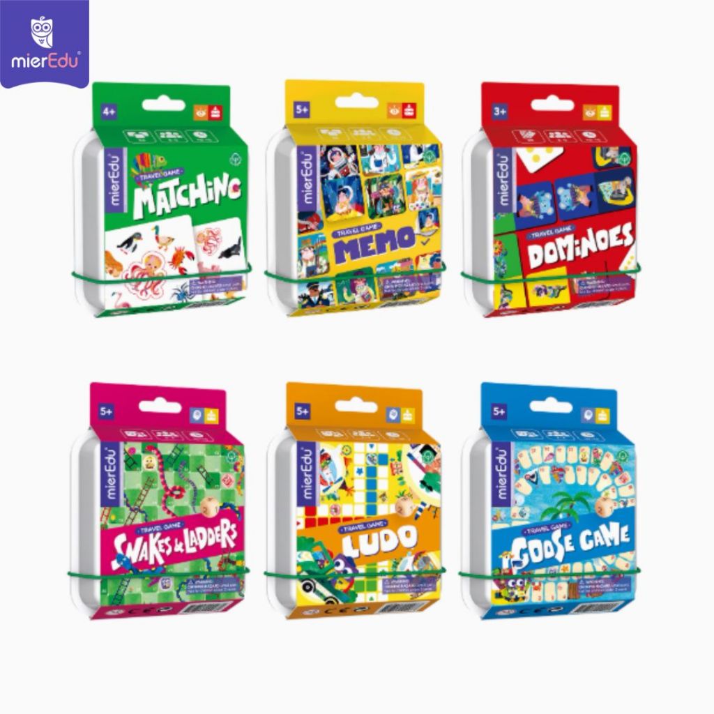 พร้อมส่ง mierEdu Travel Games บอร์ดเกมส์ขนาดพกพา เกมฝึกสมอง สำหรับเด็ก ...