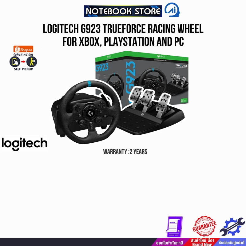 LOGITECH G923 TRUEFORCE RACING WHEEL FOR XBOX, PLAYSTATION AND PC ...