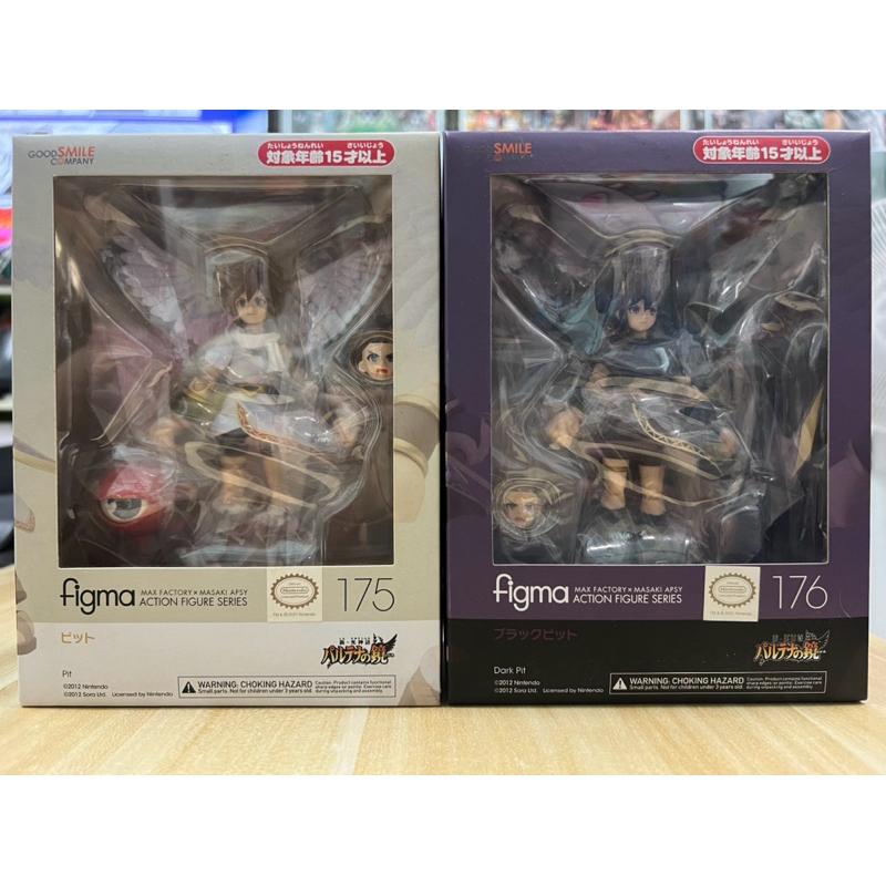 (ของแท้ : พร้อมส่ง) Figma 175 Pit & Figma 176 Dark Pit New Light ...