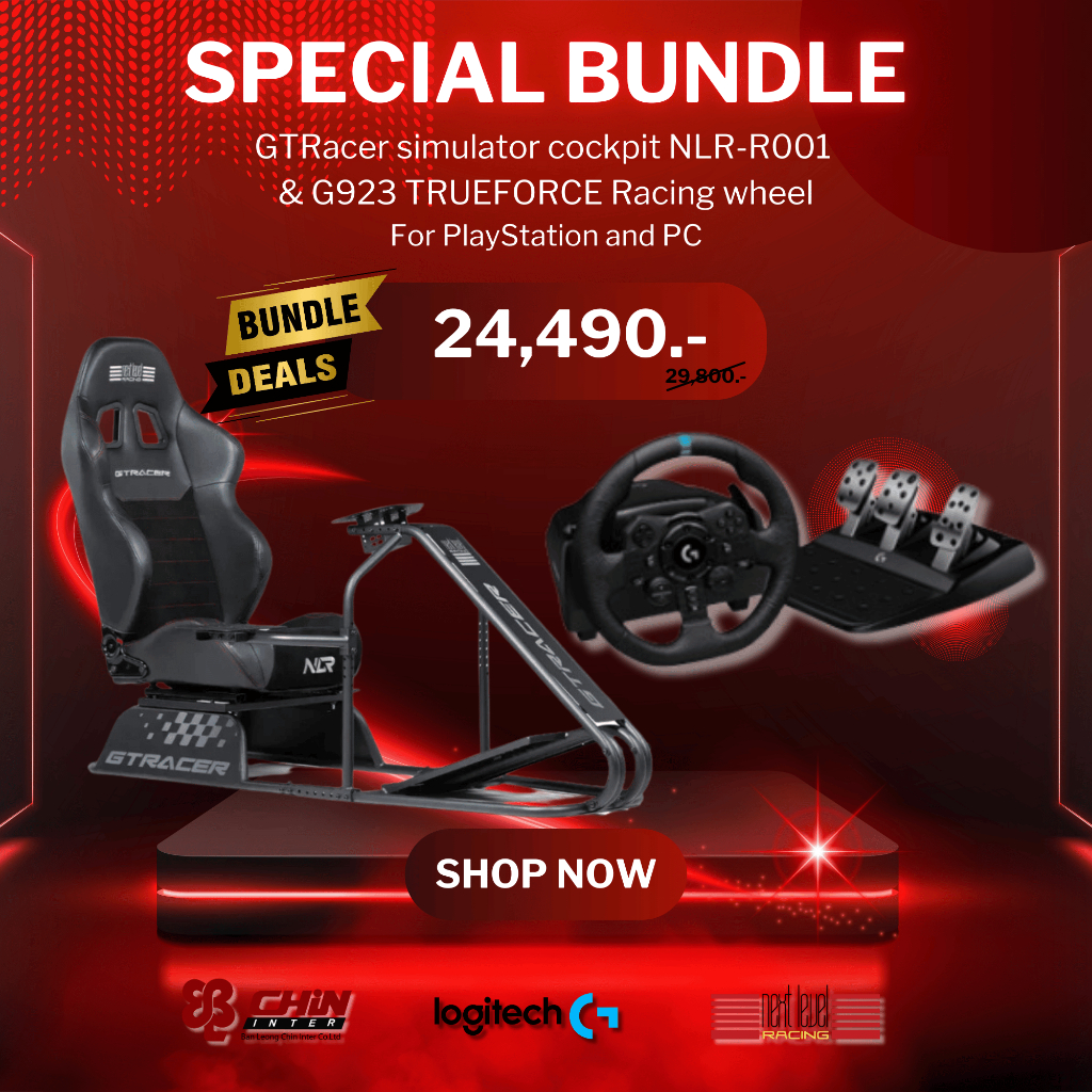 [ชุดขับรถ G923] Next Level Racing GTRacer simulator cockpit [NLR-R001] ประกันศูนย์ไทย 1 ปี ...