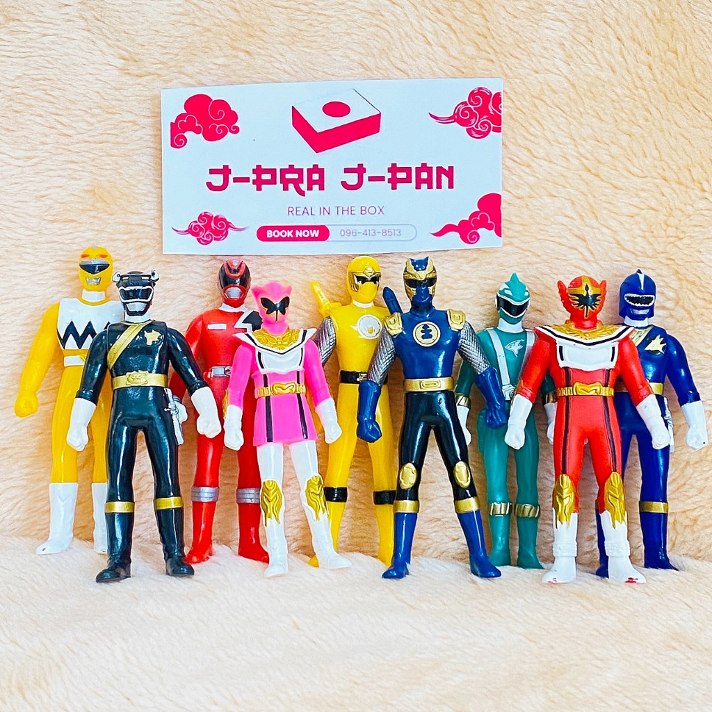 Sofubi Super Sentai Hero Power rangers bandai 3.5 " | Shopee Thailand