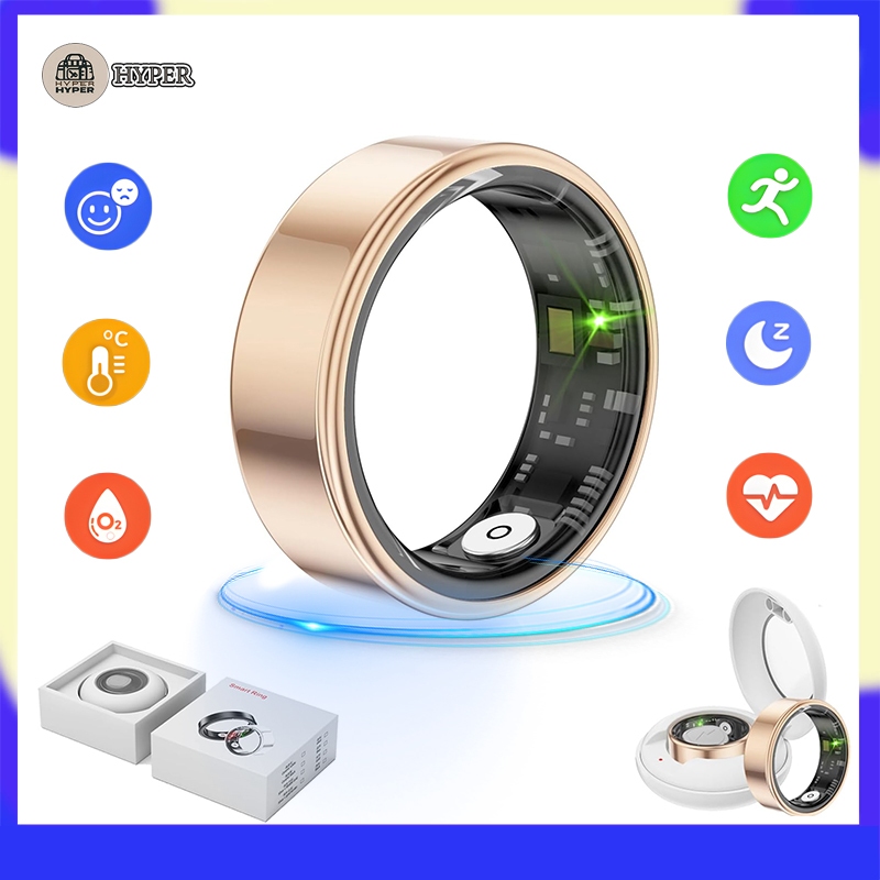 Aolon Smart Ring Gen Smart Ring สุขภาพแหวนอัจฉริยะ IP68 แหวนอัจฉริยะกัน ...