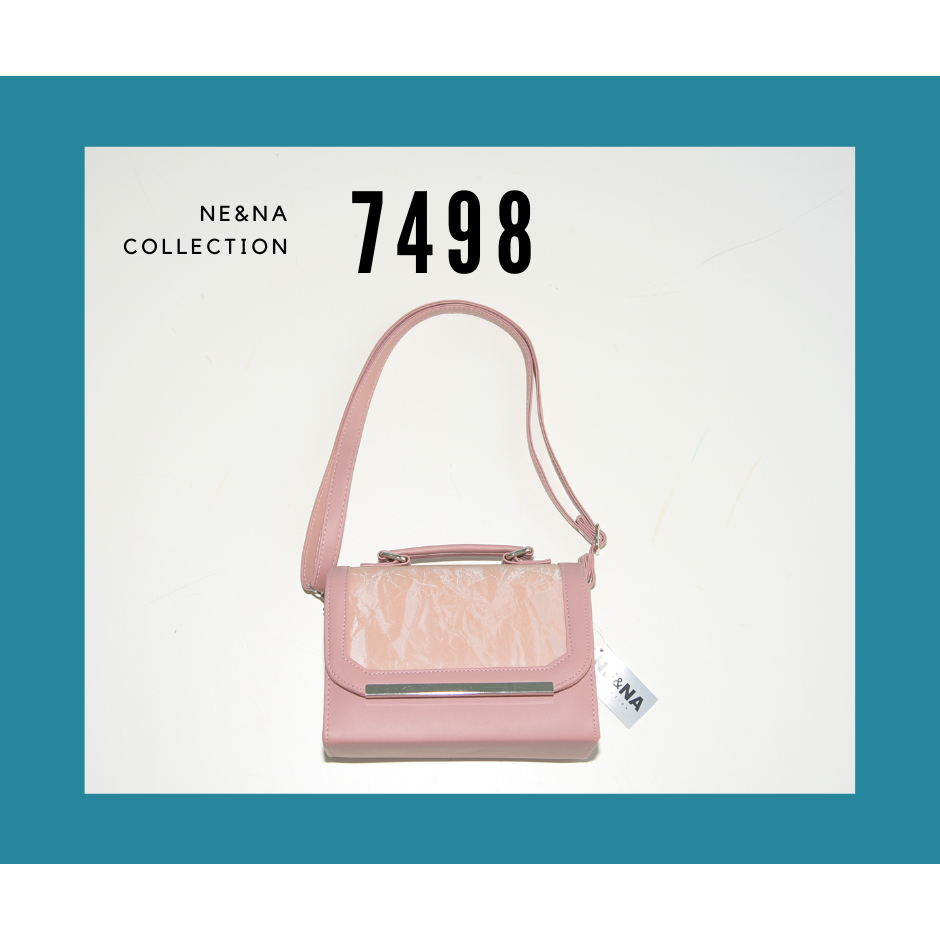 กระเป๋าเเฟชั่นผู้หญิงสะพายข้างทรงกล่อง No. 7498 NE&NA Collection Bag | Shopee Thailand