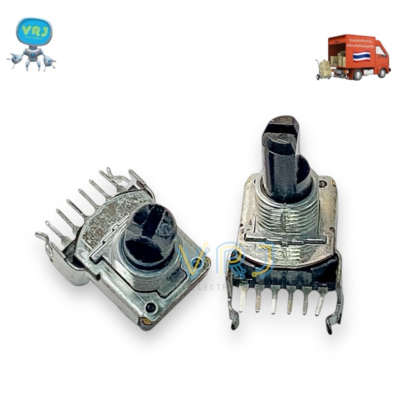 VR วอลลุ่ม 20K 50K -6ขาแกนผ่า 10mm ตัวเหลี่ยม(ราคาต่อ 1ชิ้น) มีสินค้า ...