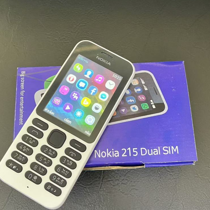 โทรศัพท์มือถือปุ่มกด Nokia 220/215 ปุ่มกดไทย-เมนูไทยAIS DTAC TRUE ซิม4G ...