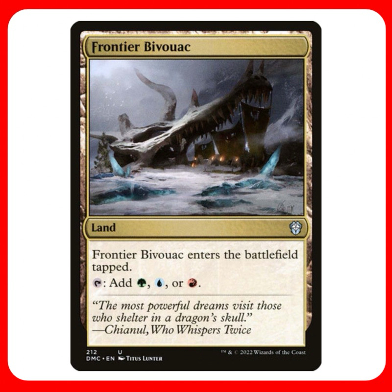 [MTG] Frontier Bivouac [DMC] [LAND] [UNCOM] [NORMAL] [ENG] (การ์ดเมจิค ...