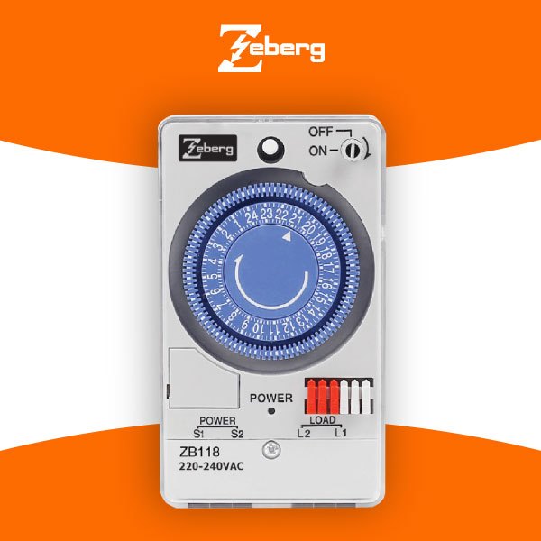 Zeberg สวิตซ์ตั้งเวลาอัตโนมัติ TIME SWITCH ZB118 ปรับเวลาได้ ใช้งานสะดวก | Shopee Thailand