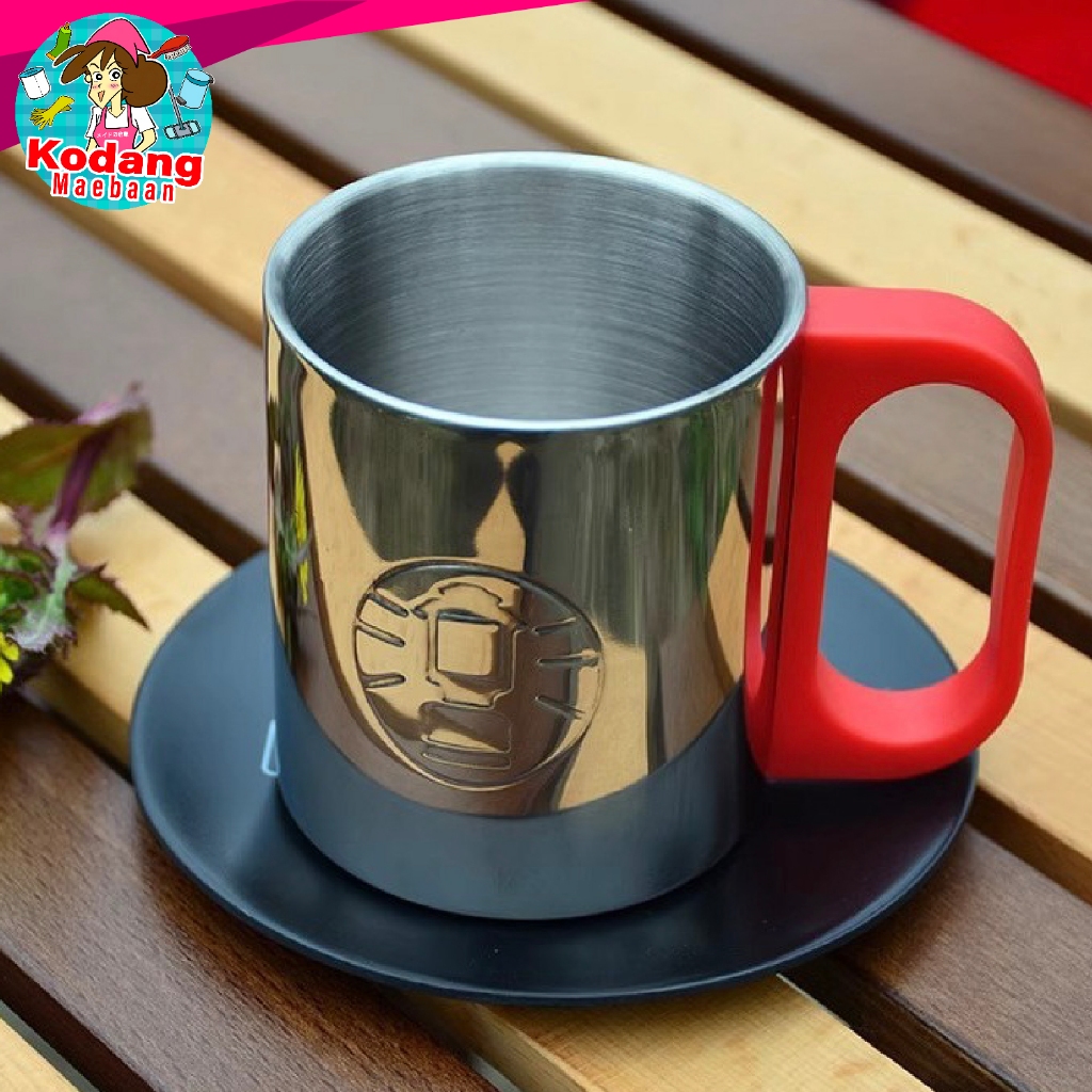 แก้ว Coleman Double Stainless Mug ความจุ 200 ml. ของแท้ พร้อมส่ง ...