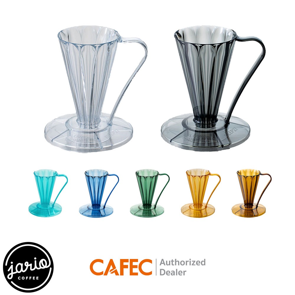 JARIO x CAFEC ดริปเปอร์ Flower DEEP 27 พลาสติก CAFEC Flower Dripper ...